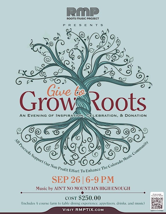 Give to Grow - Roots Music Project Fundraiser