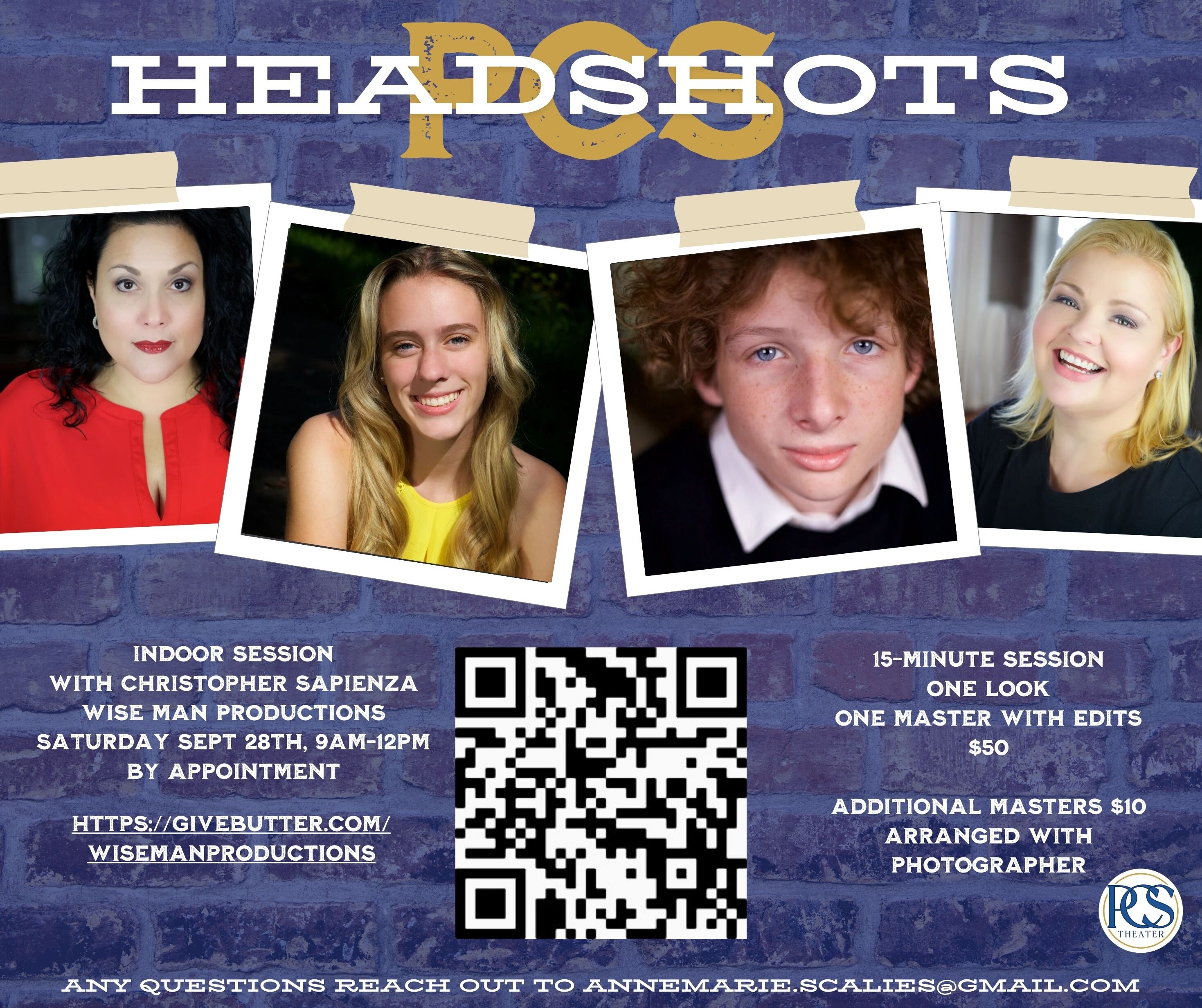 PCS Indoor Headshot Session with Wise Man Productions