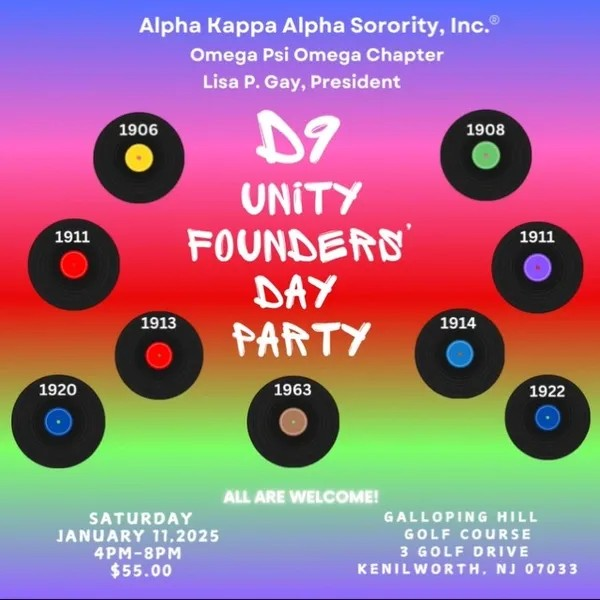 D9 Unity Founders' Day Party | Alpha Kappa Alpha Sorority, Incorporated ...