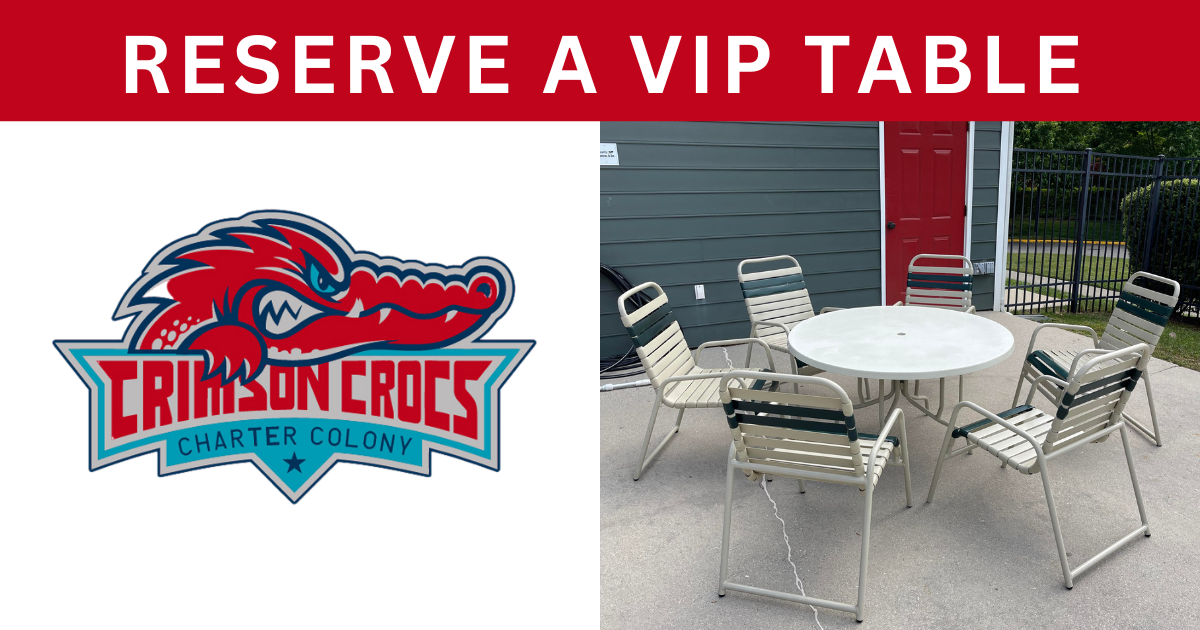 Reserved Table - June 4th | Charter Colony Crimson Crocs Swim Team