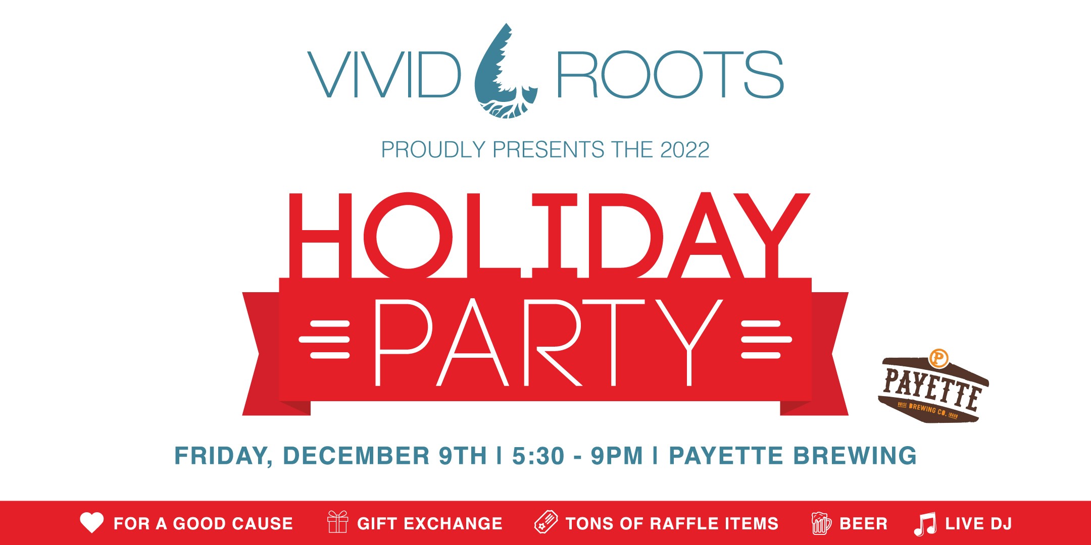Vivid Roots 2022 Holiday Party Fundraiser!