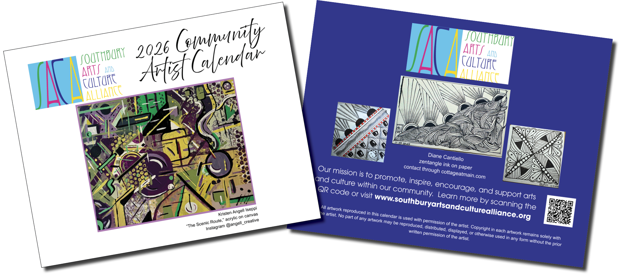 2026 SACA Community Artist Calendar | Southbury Arts and Culture ...