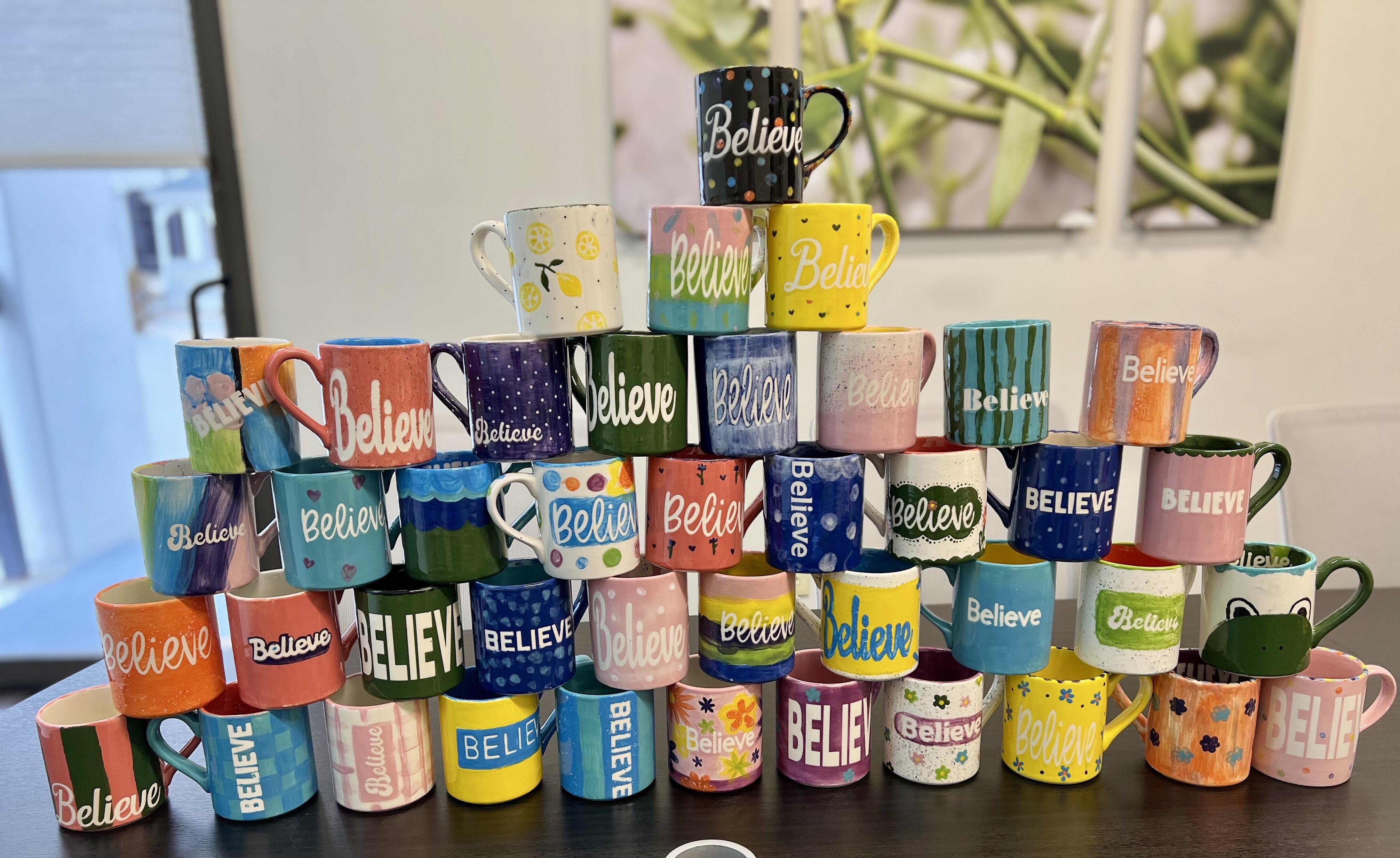 July 16th Believe Mug Painting | BELIEVE BIG INC