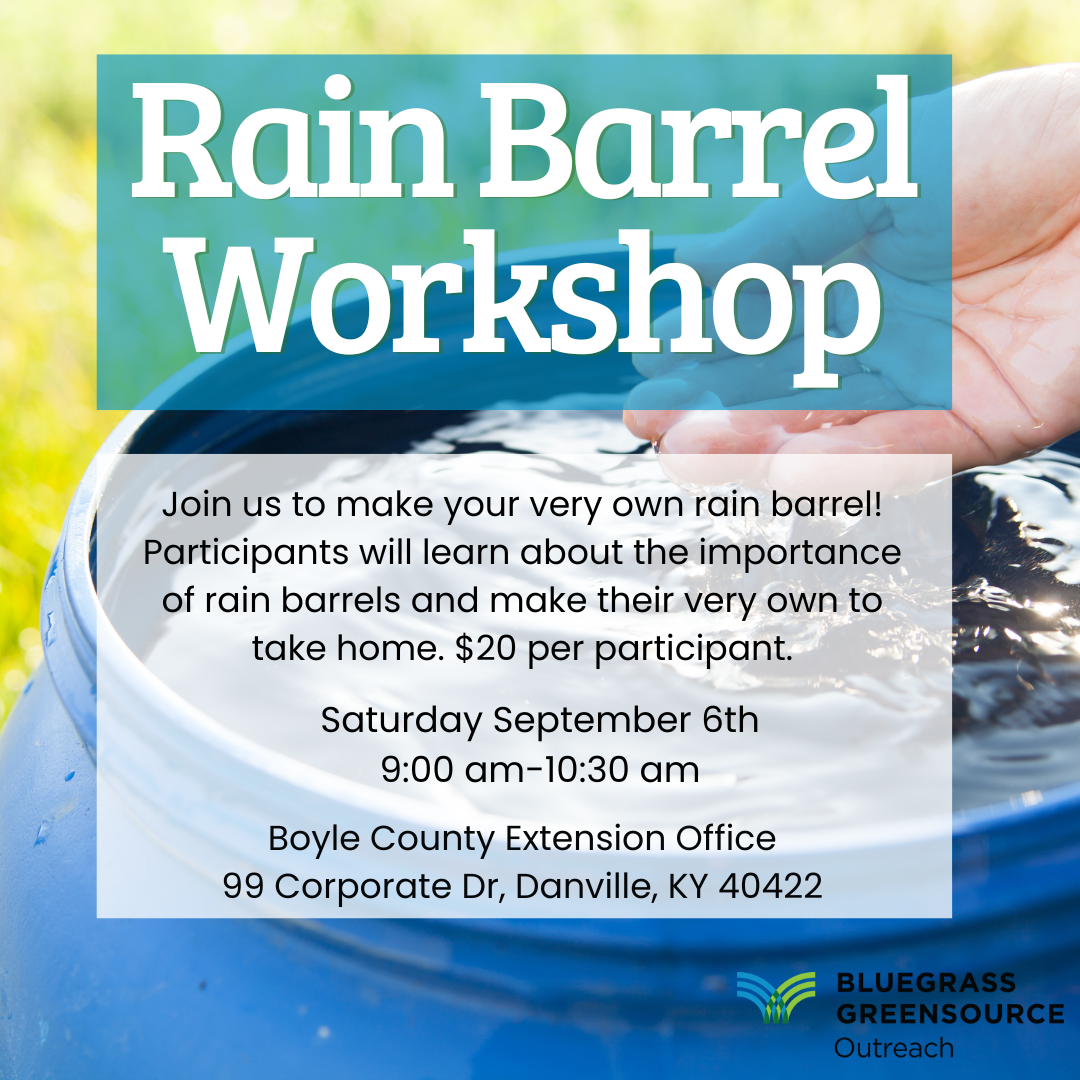 Danville 9am Rain Barrel Workshop | BLUEGRASS GREENSOURCE