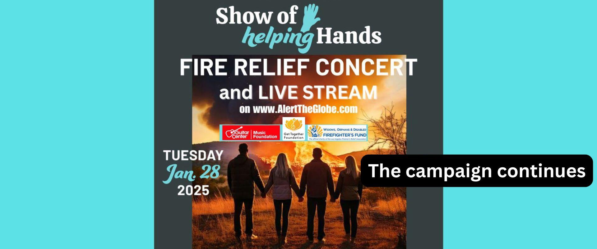 "Show of Helping Hands" Fire Relief Campaign | Get Together Foundation