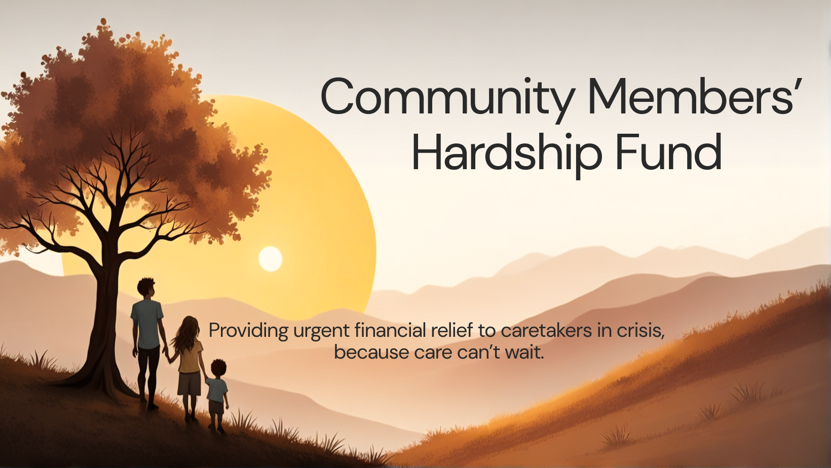 Community Members' Hardship Fund | Her Grief, Her Strength
