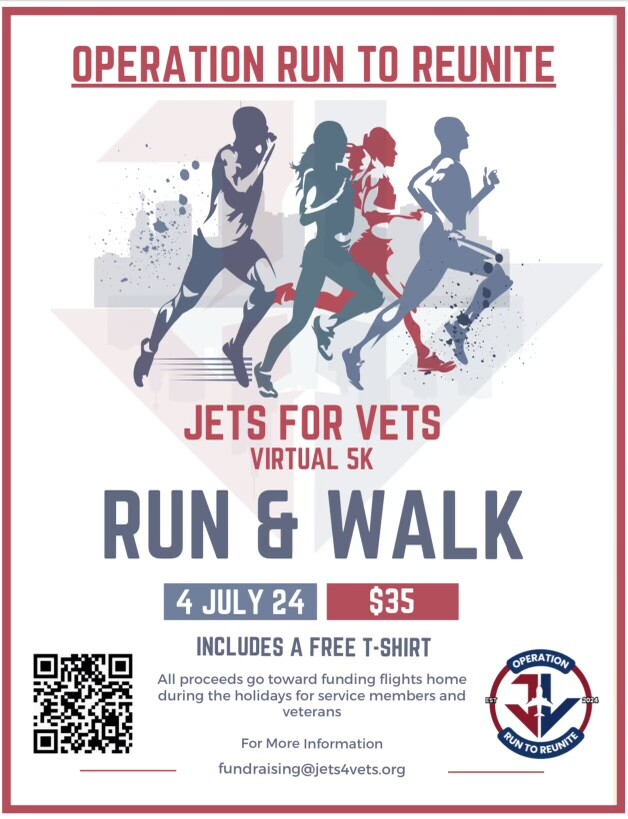 Jets for Vets: Operation Run to Reunite