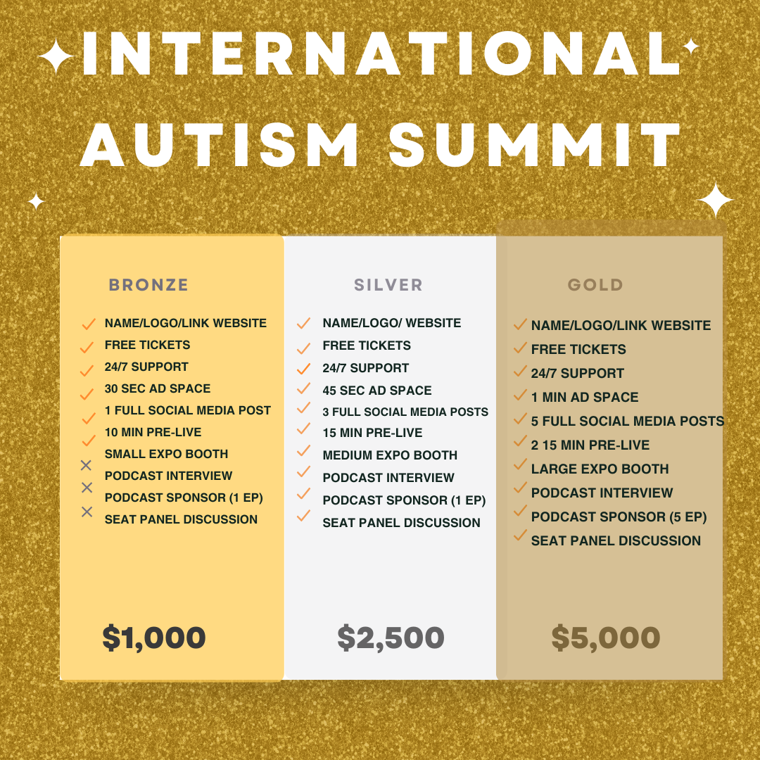 Be a Sponsor for the International Autism Summit