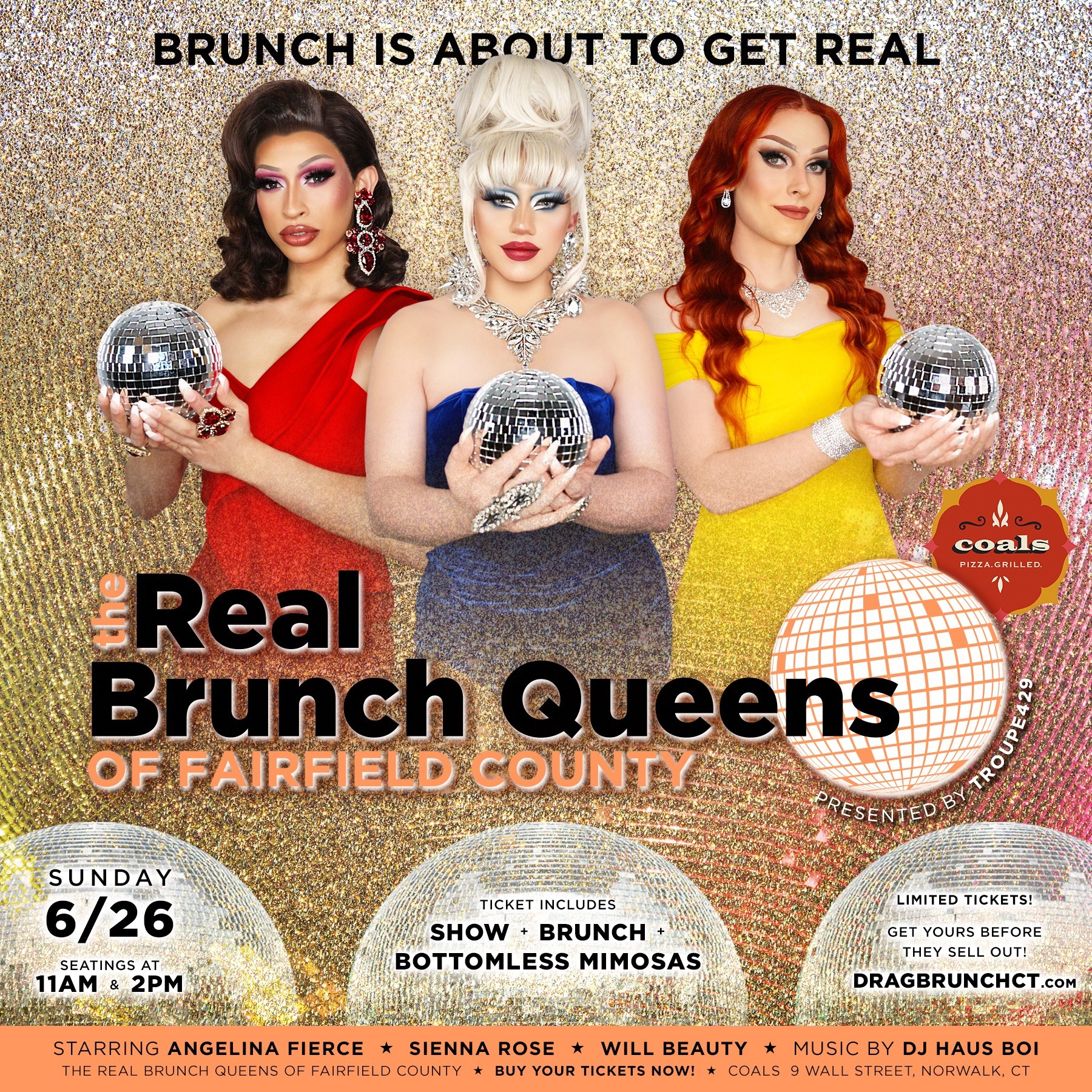 Drag Brunch CT! The Real Brunch Queens of Fairfield County (SUN JUNE 26 ...