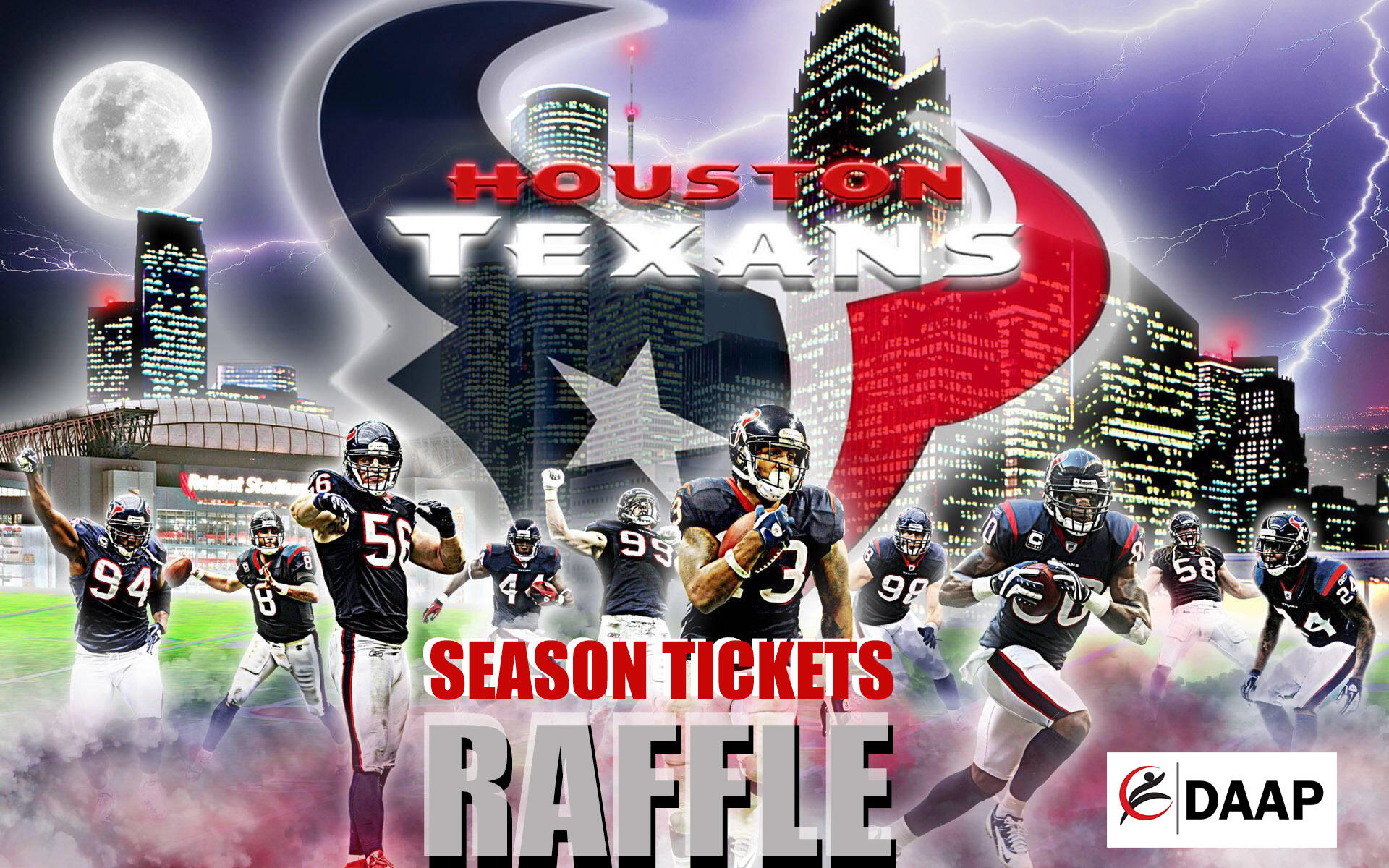 2025 Houston Texans tickets raffle | Delta Academic Artistic and ...