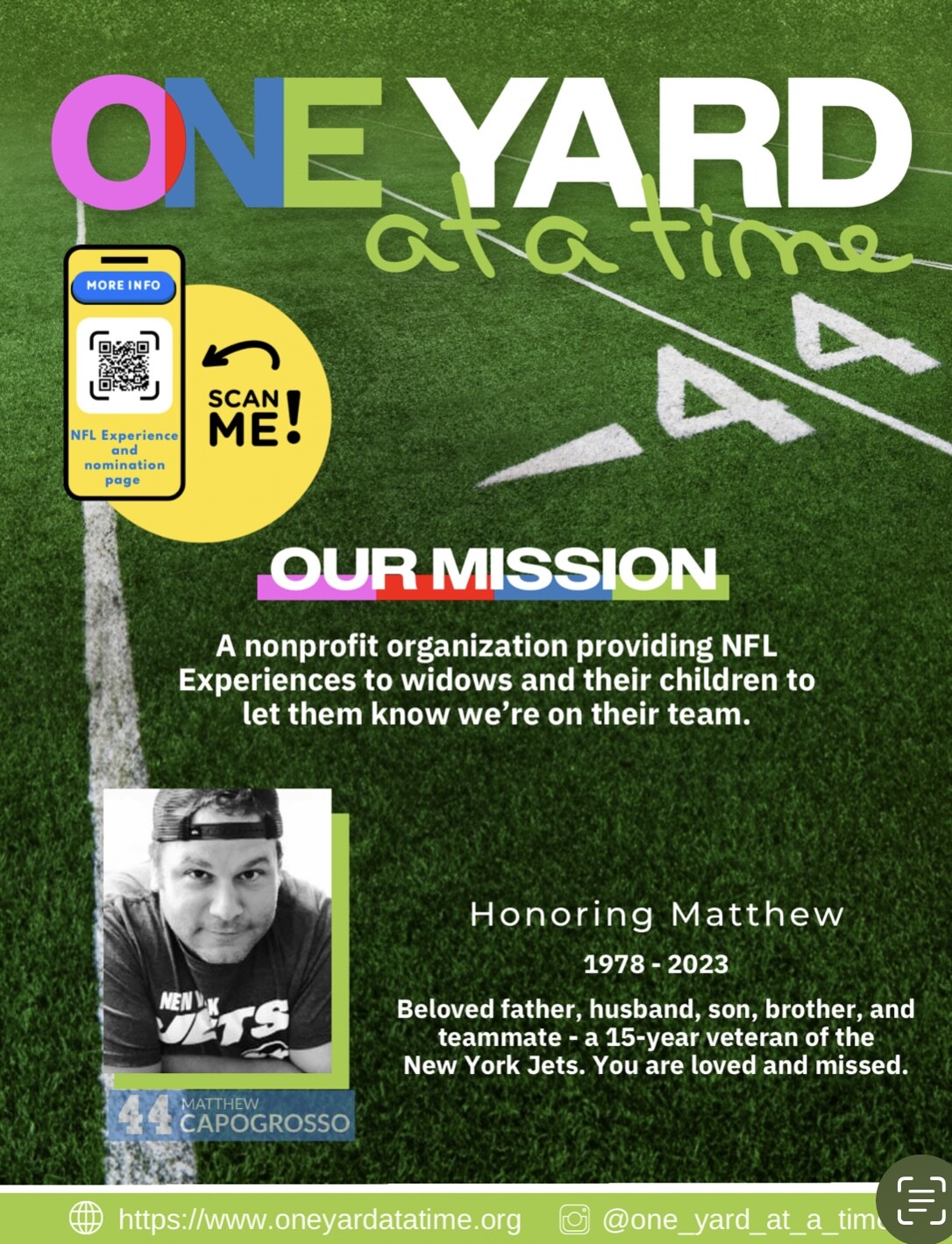 One Yard at a Time, Inc.