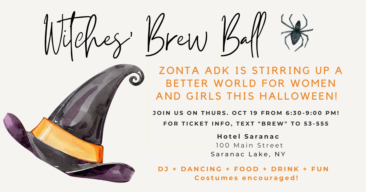 ZONTA ADK's Witches' Brew Ball 2023
