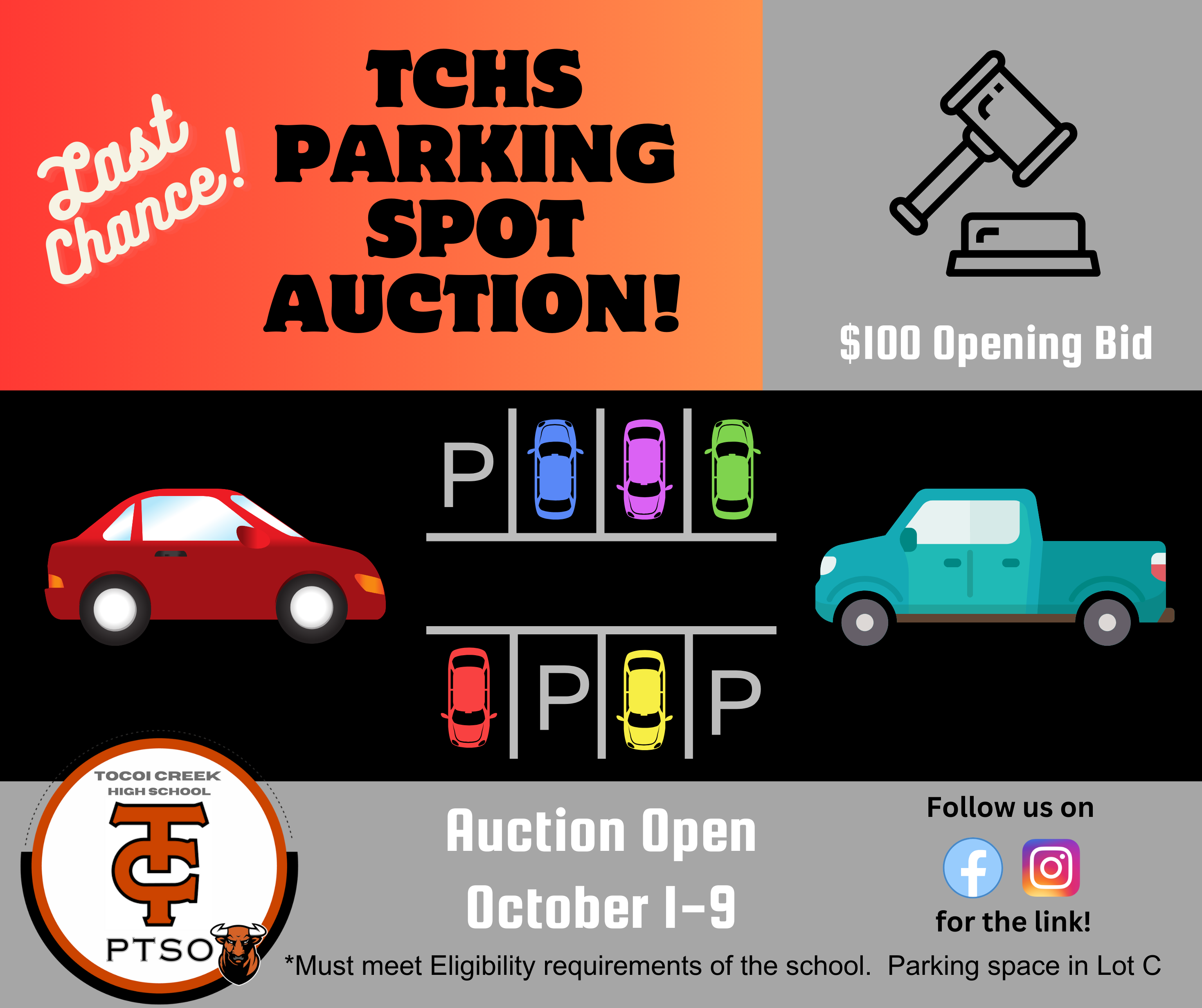 Final PTSO Parking Spot Auction