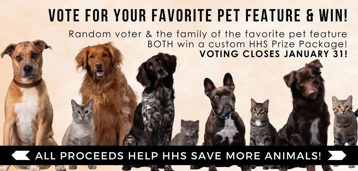 2026 HHS Calendar | Vote for Your Favorite Pet Feature