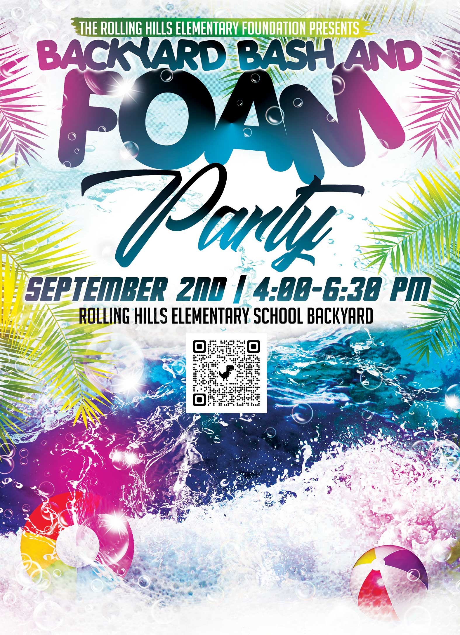 2022 Backyard Bash & Foam Party | Rolling Hills Foundation