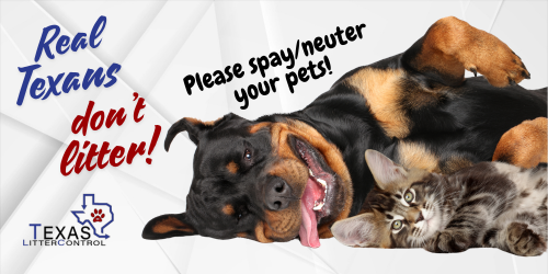 Support Texas Litter Control's Life-saving Programs!