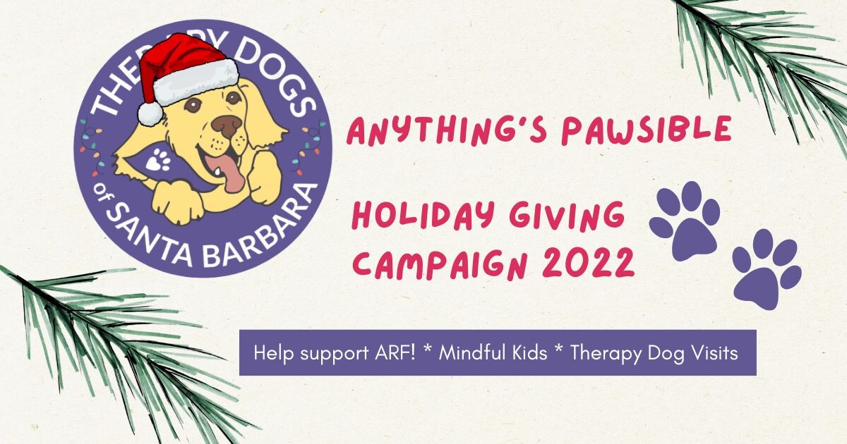 Anything's Pawsible Holiday Giving Campaign 2022 | Therapy Dogs of America