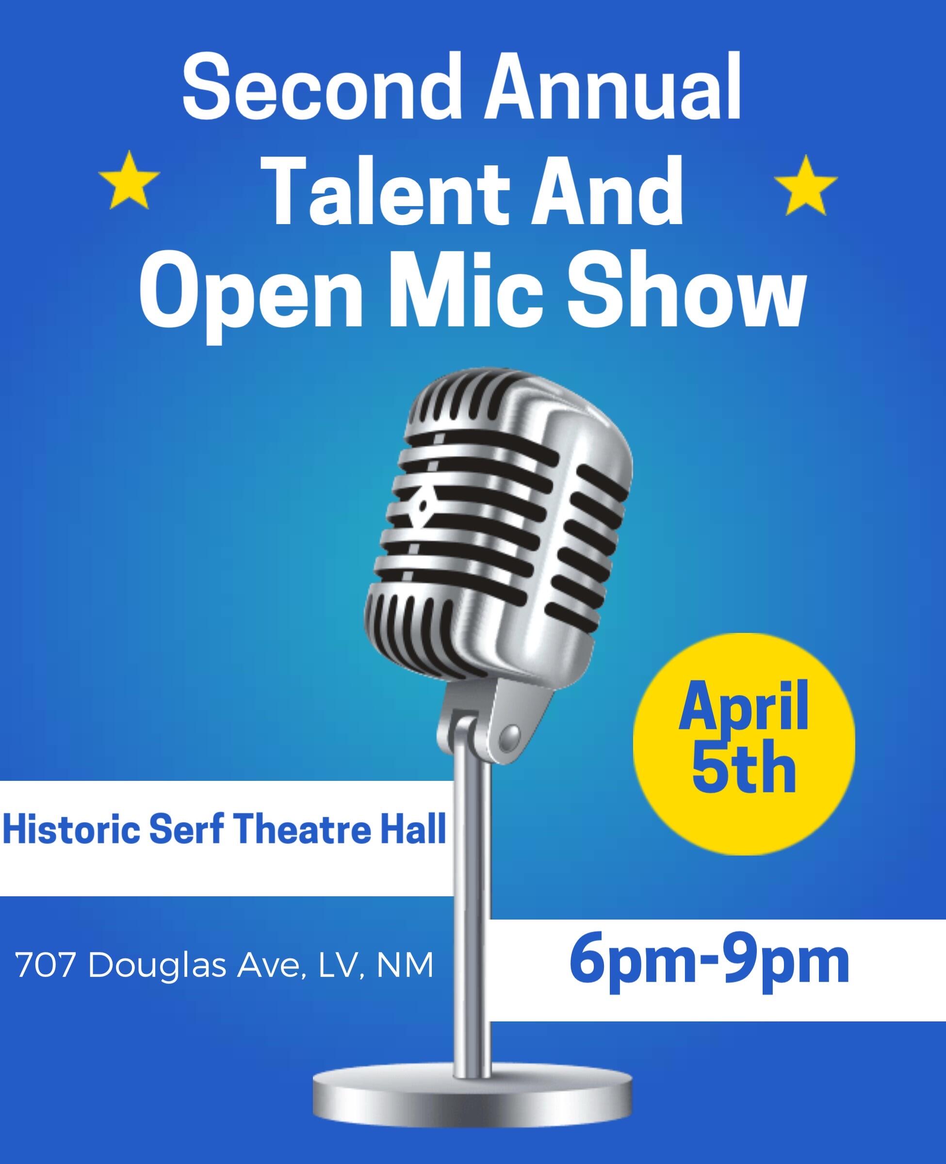 2nd Annual Talent & Open Mic Show