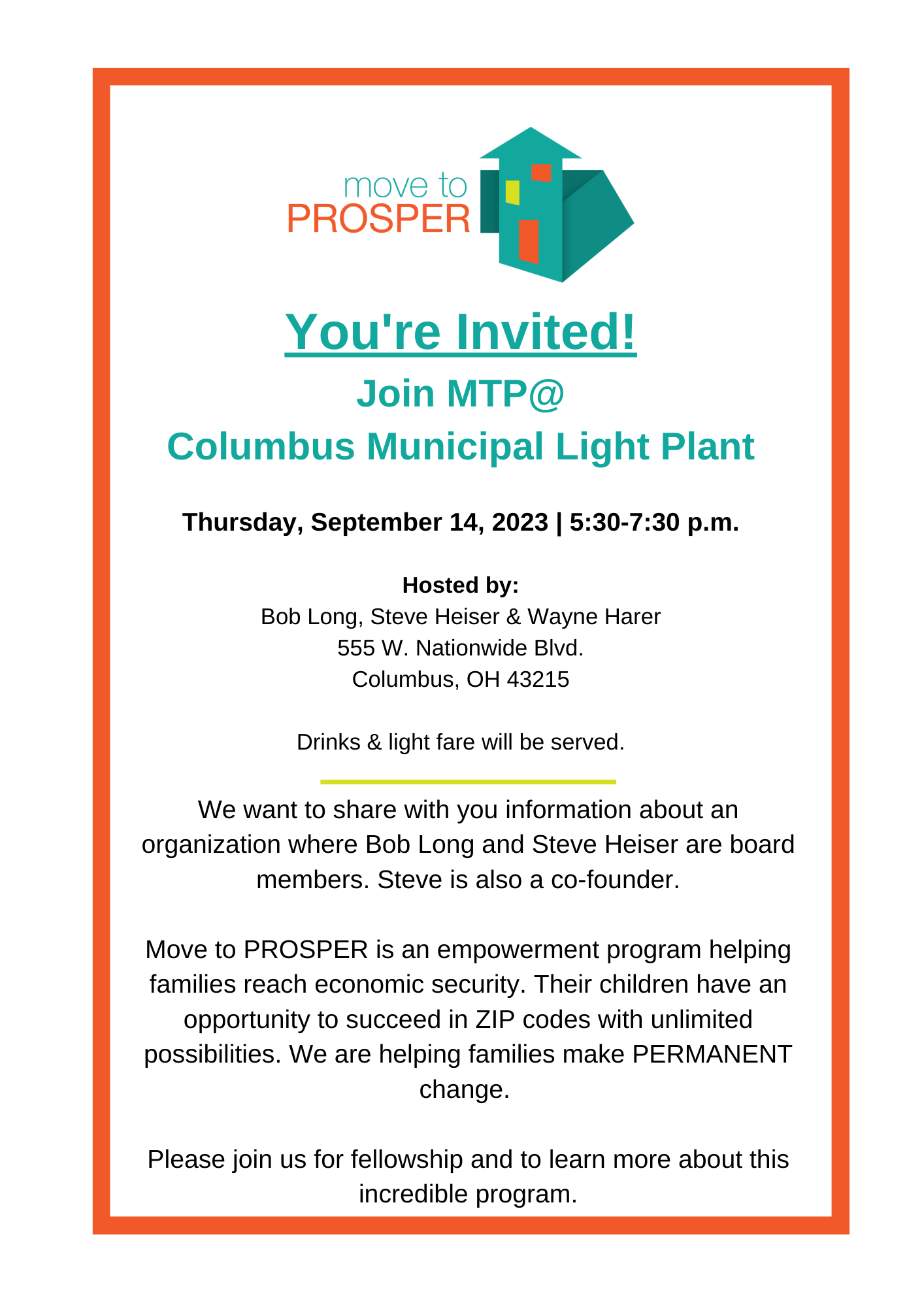 Meet Move to PROSPER with Bob Long, Steve Heiser & Wayne Harer