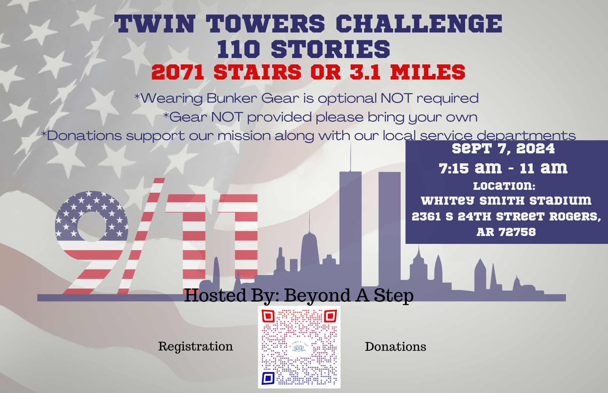 4th Annual Twin Towers Challenge | Beyond A Step Inc