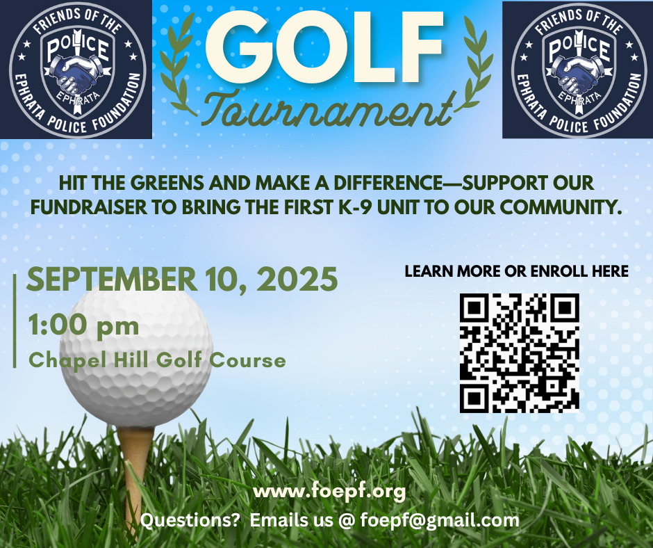 Ephrata Police Foundation Golf Tournament | Friends of Ephrata Police ...