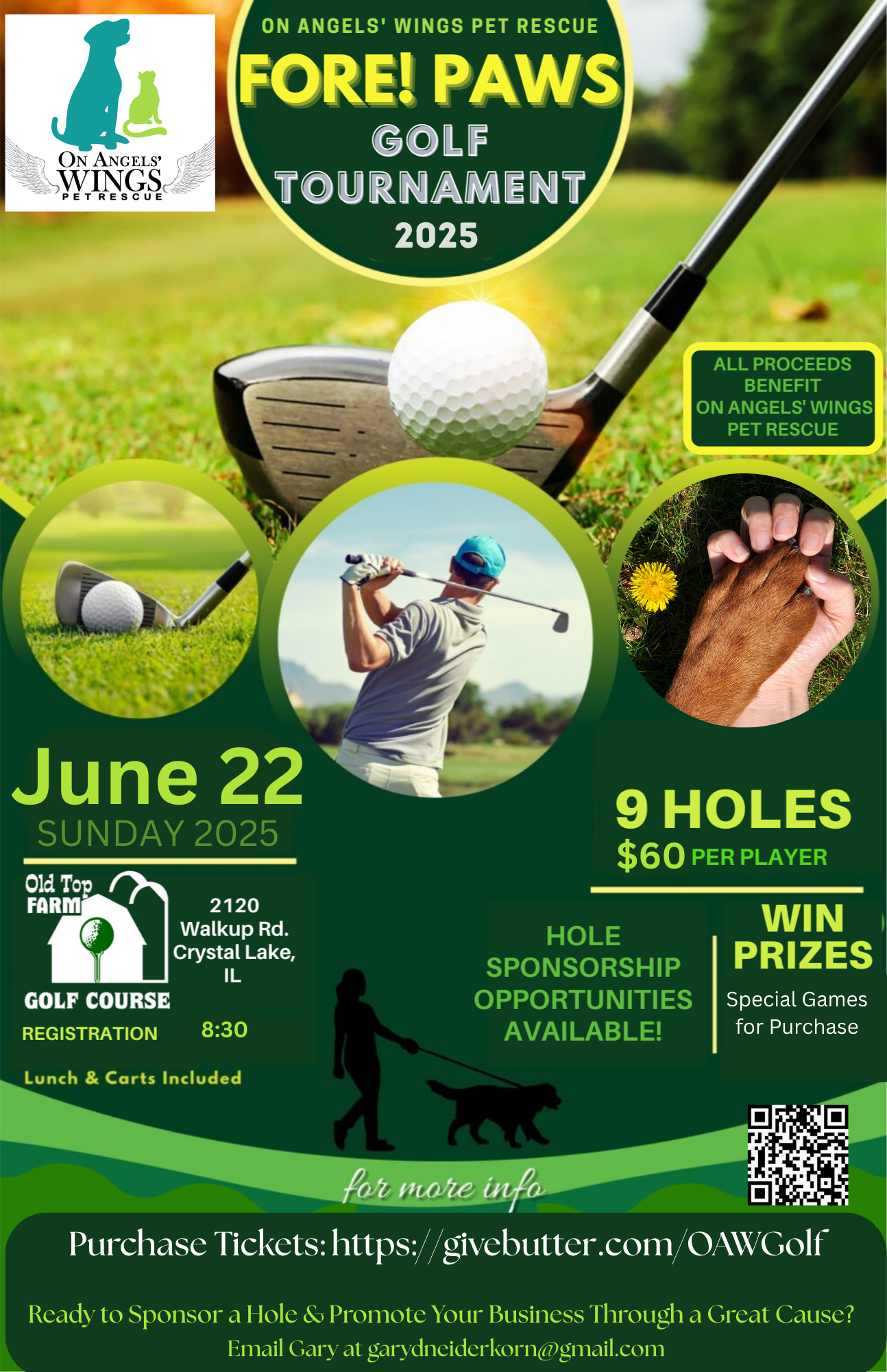 FORE! Paws Golf Tournament OAW Fundraiser