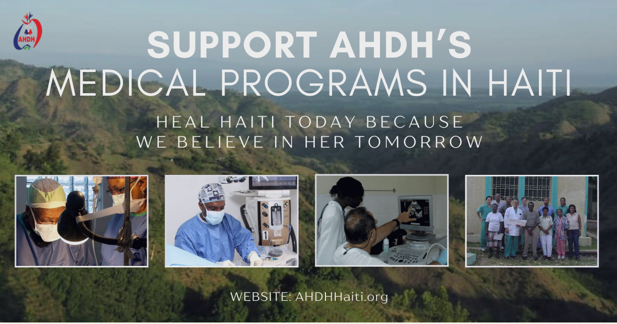 Support AHDH Medical Programs in Haiti 🇭🇹