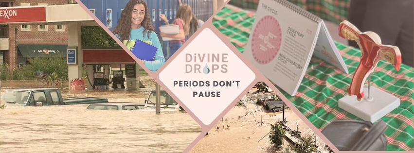 Periods Don't Pause: Reusable Women's Hygiene Kits for WNC Flood Victims | Divine Drops