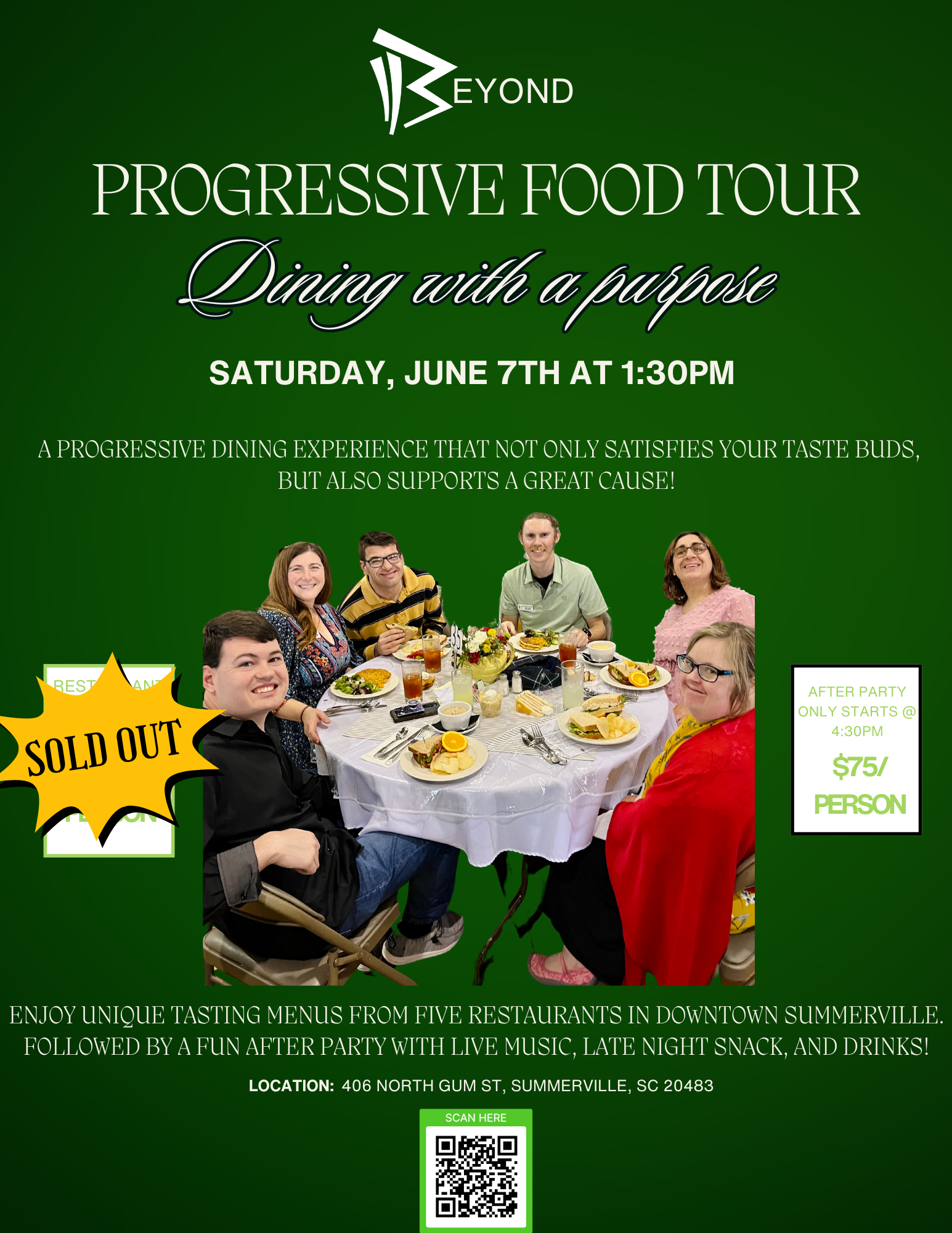 Beyond Progressive Food Tour + After Party | BEYOND BASIC LIFE SKILLS