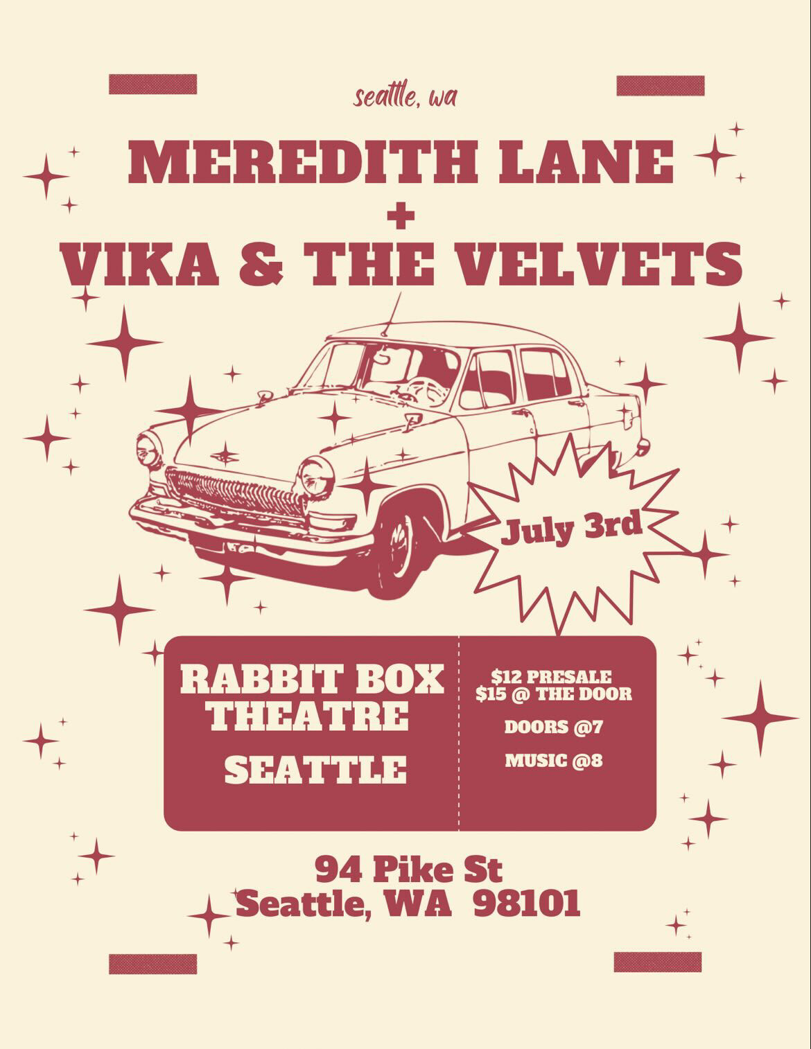 Meredith Lane + Vika And The Velvets