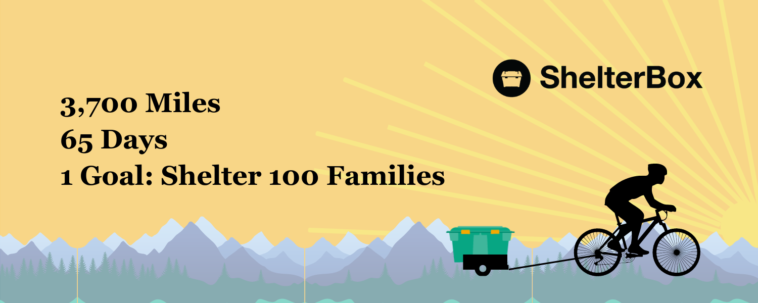 Jesse Pine's Ride For Shelter | ShelterBoxUSA