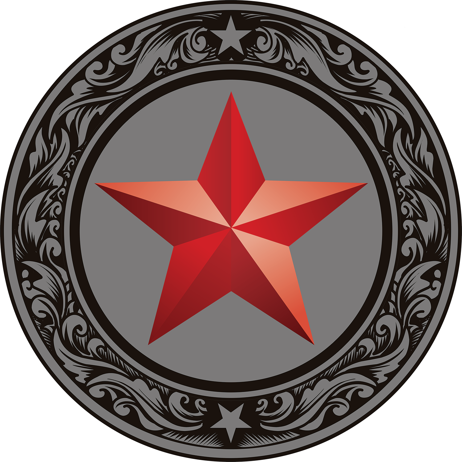 Red Star Pins