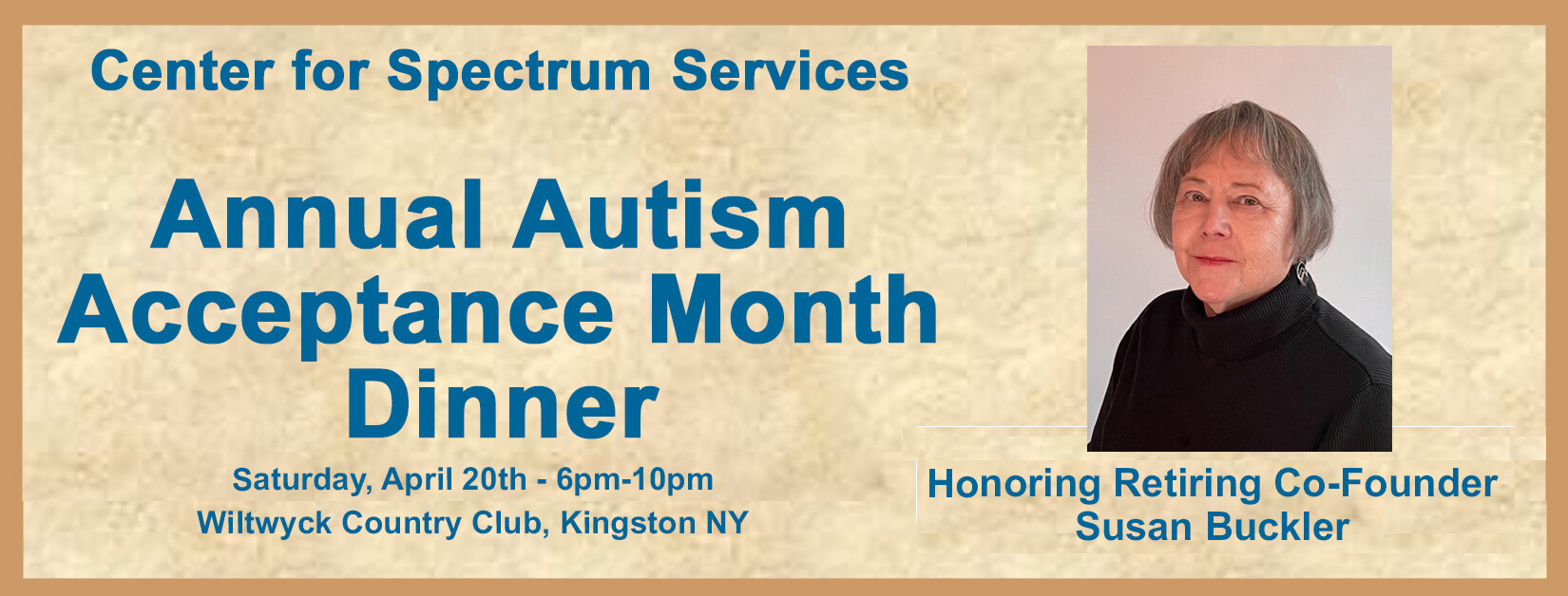 Autism Acceptance Month Dinner | Center for Spectrum Services