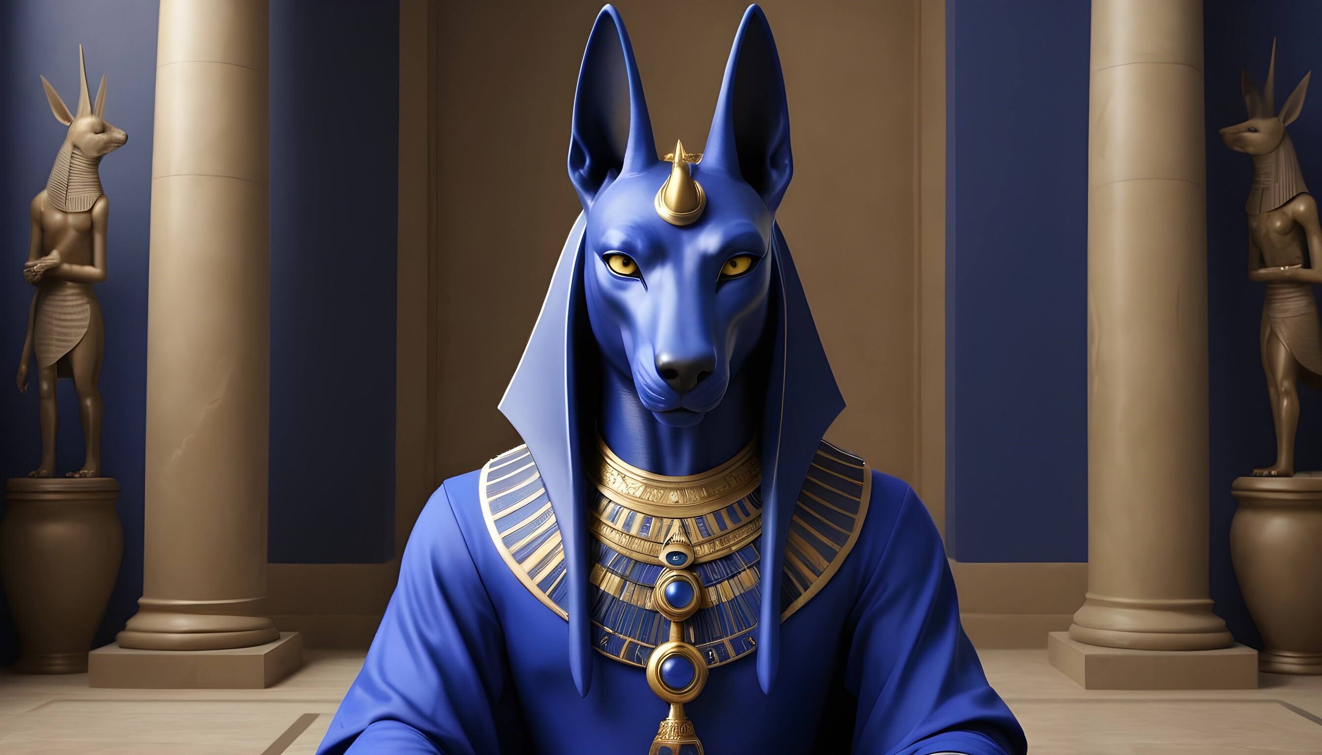 Blue Anubis