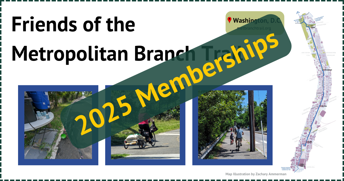 Become a Friend of the Metropolitan Branch Trail