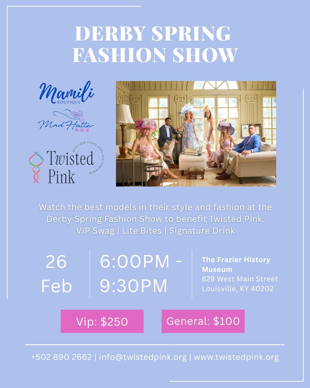 Mamili Spring Fashion Show | TWISTED PINK INC
