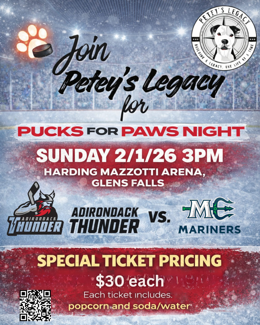Pucks for Paws 2026 | Petey's Legacy Inc.