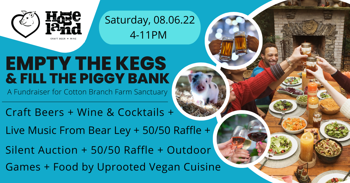 Empty the Kegs & Fill the Piggy Bank | The Refuge Project