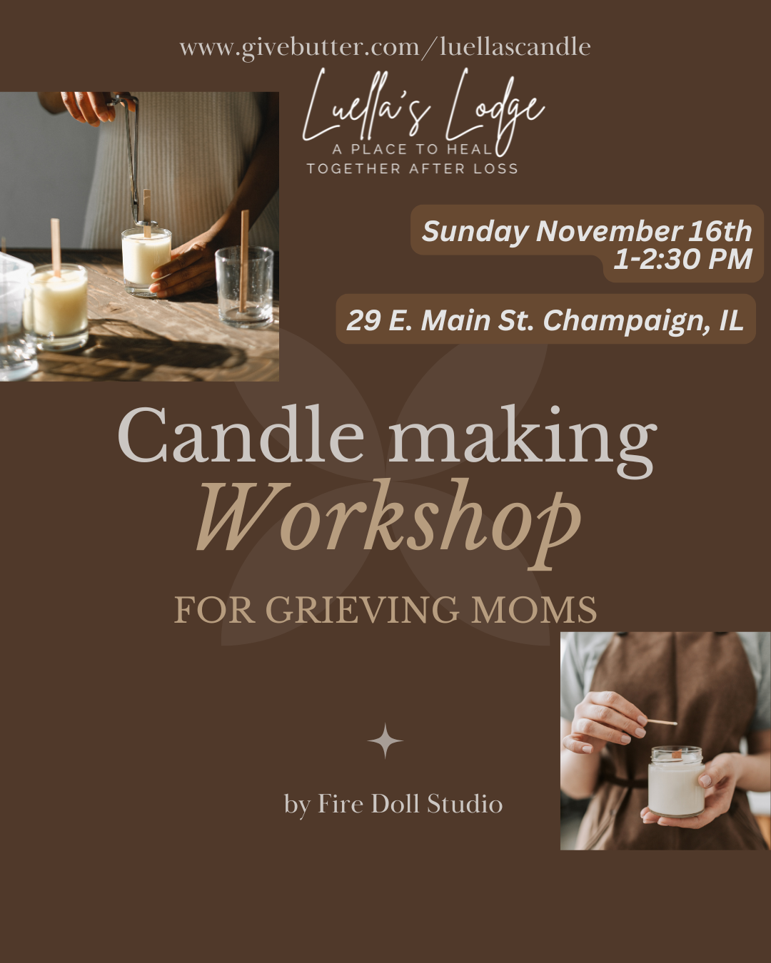 Grieving Moms' Candle Making Workshop | Luellas Lodge NFP