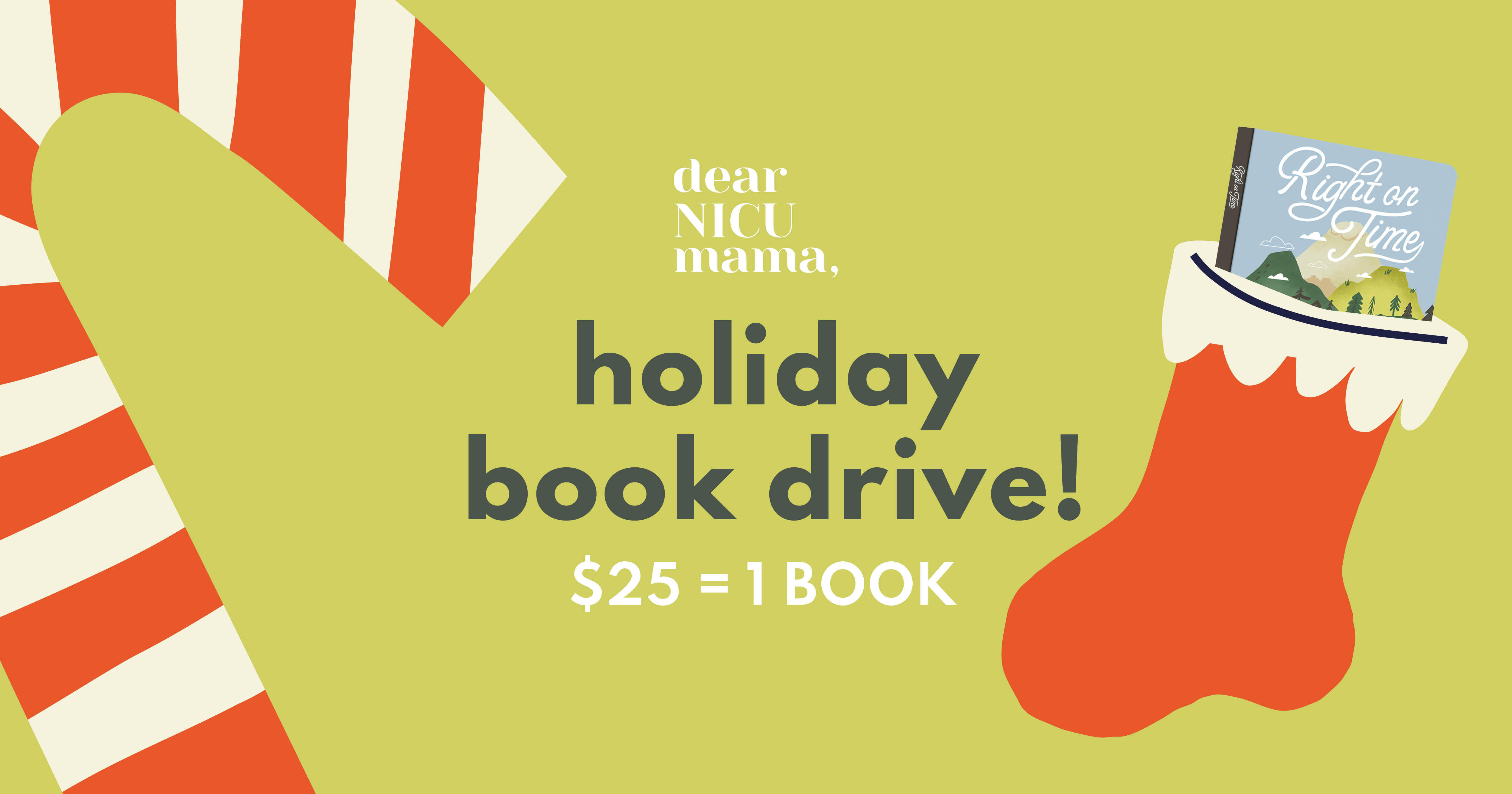 Dear NICU Mama Holiday Book Drive | Dear NICU Mama