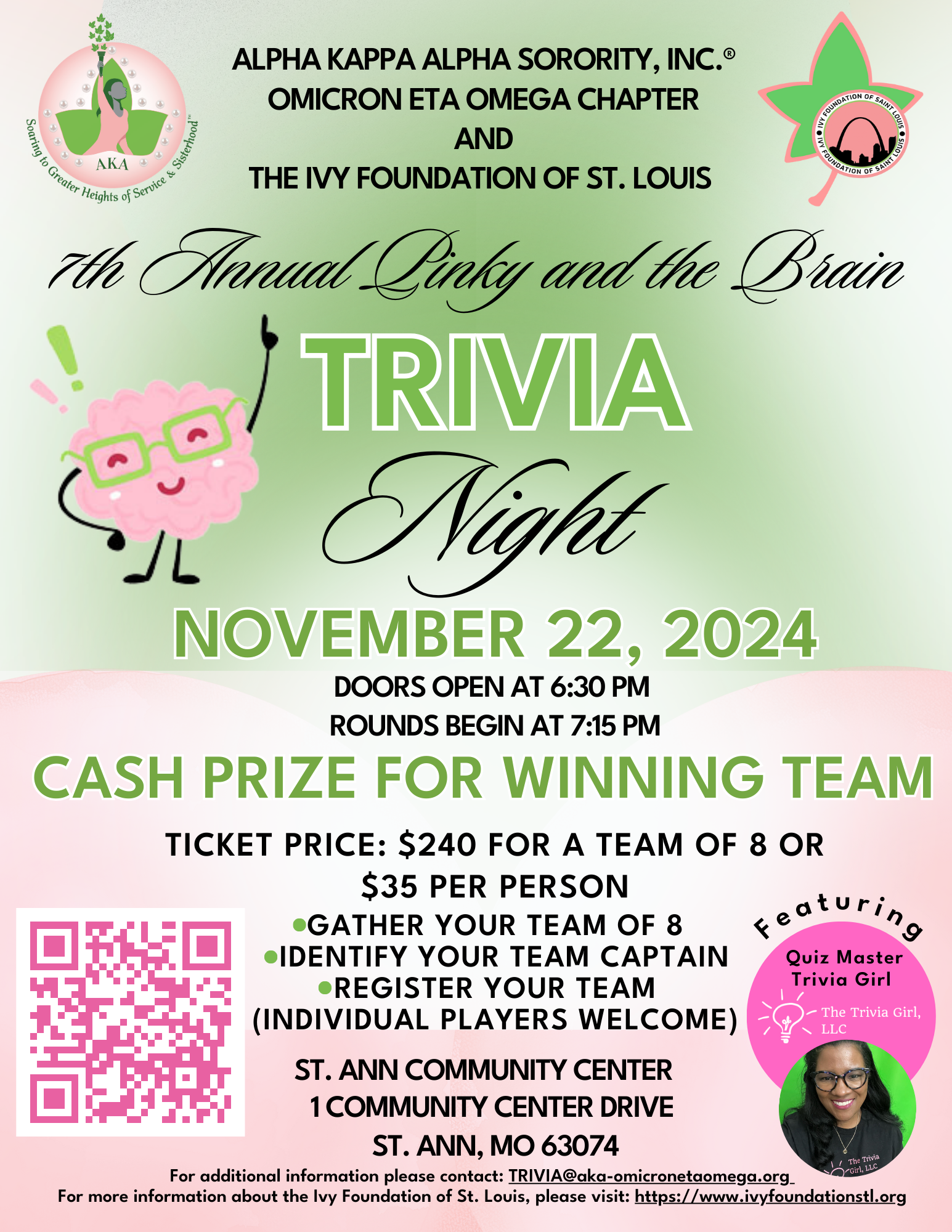 2024 Omicron Eta Omega Trivia Night - Pinky and The Brain | Ivy ...