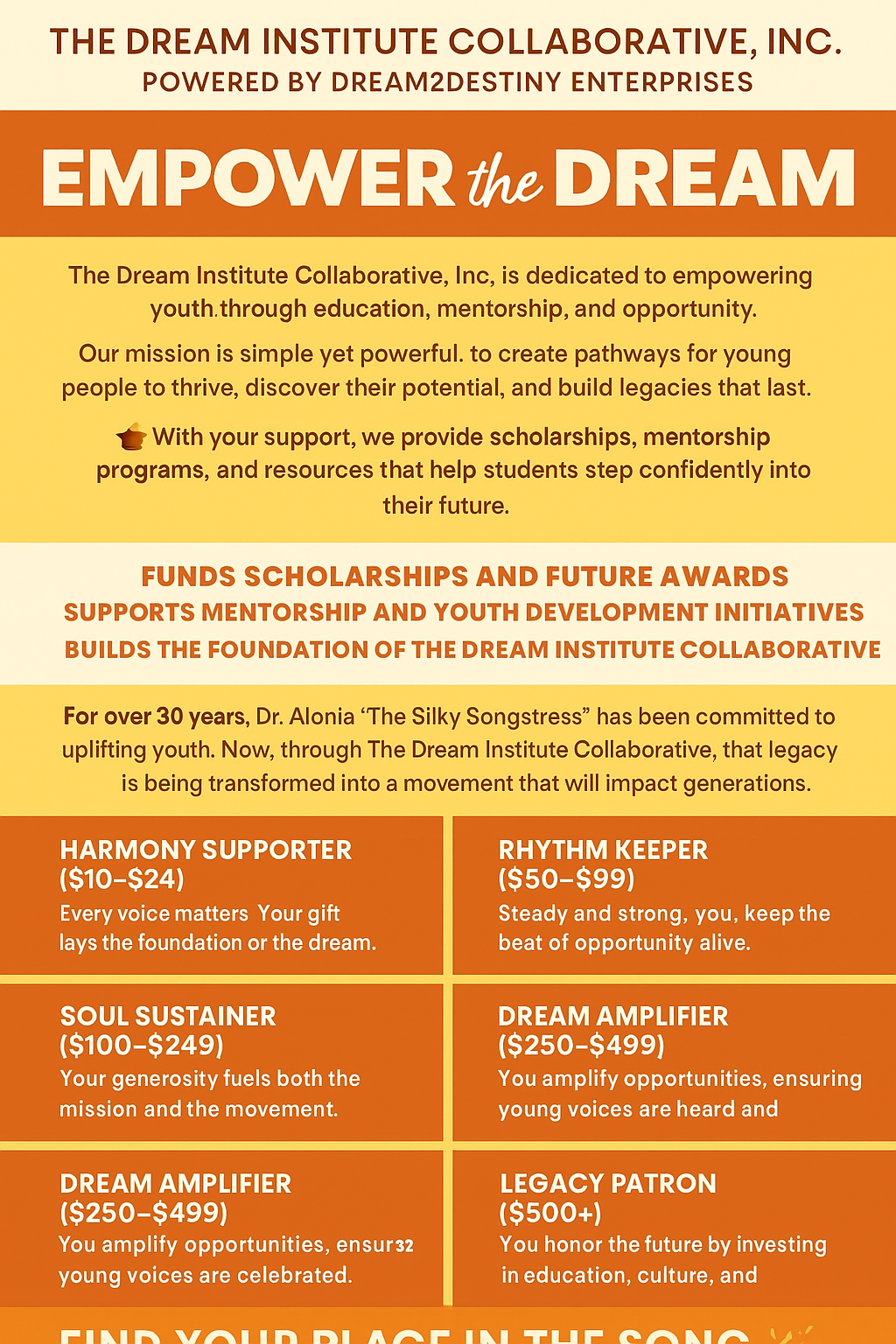Empower the Dream | The Dream Institute Collaborative, Inc.