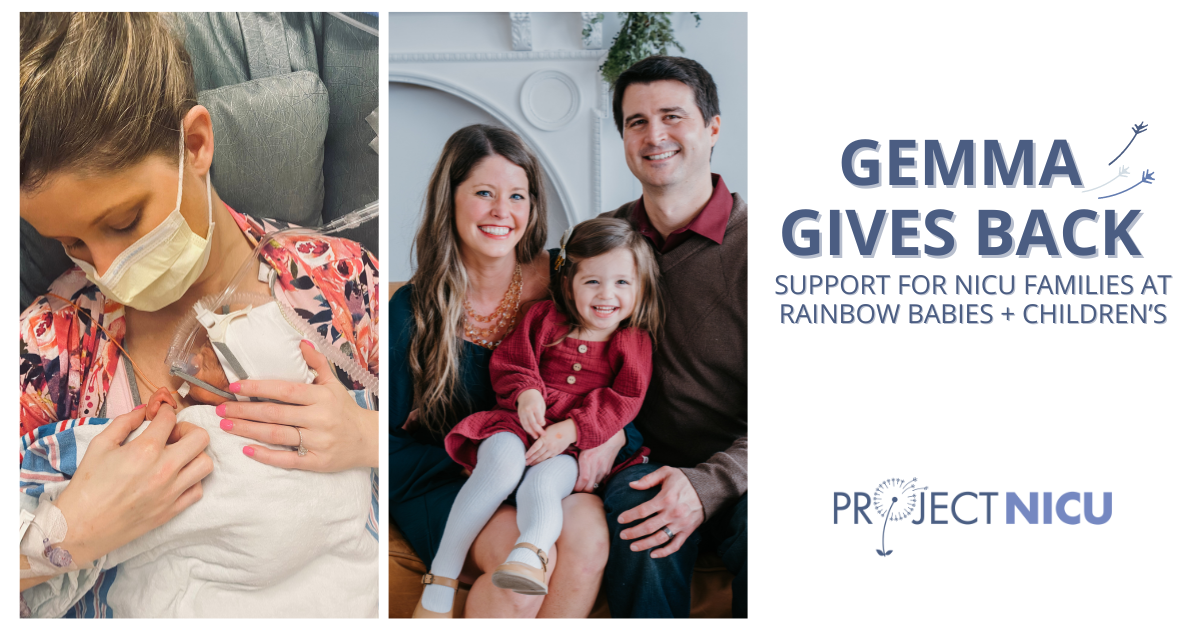 Gemma Gives Back! | Project NICU