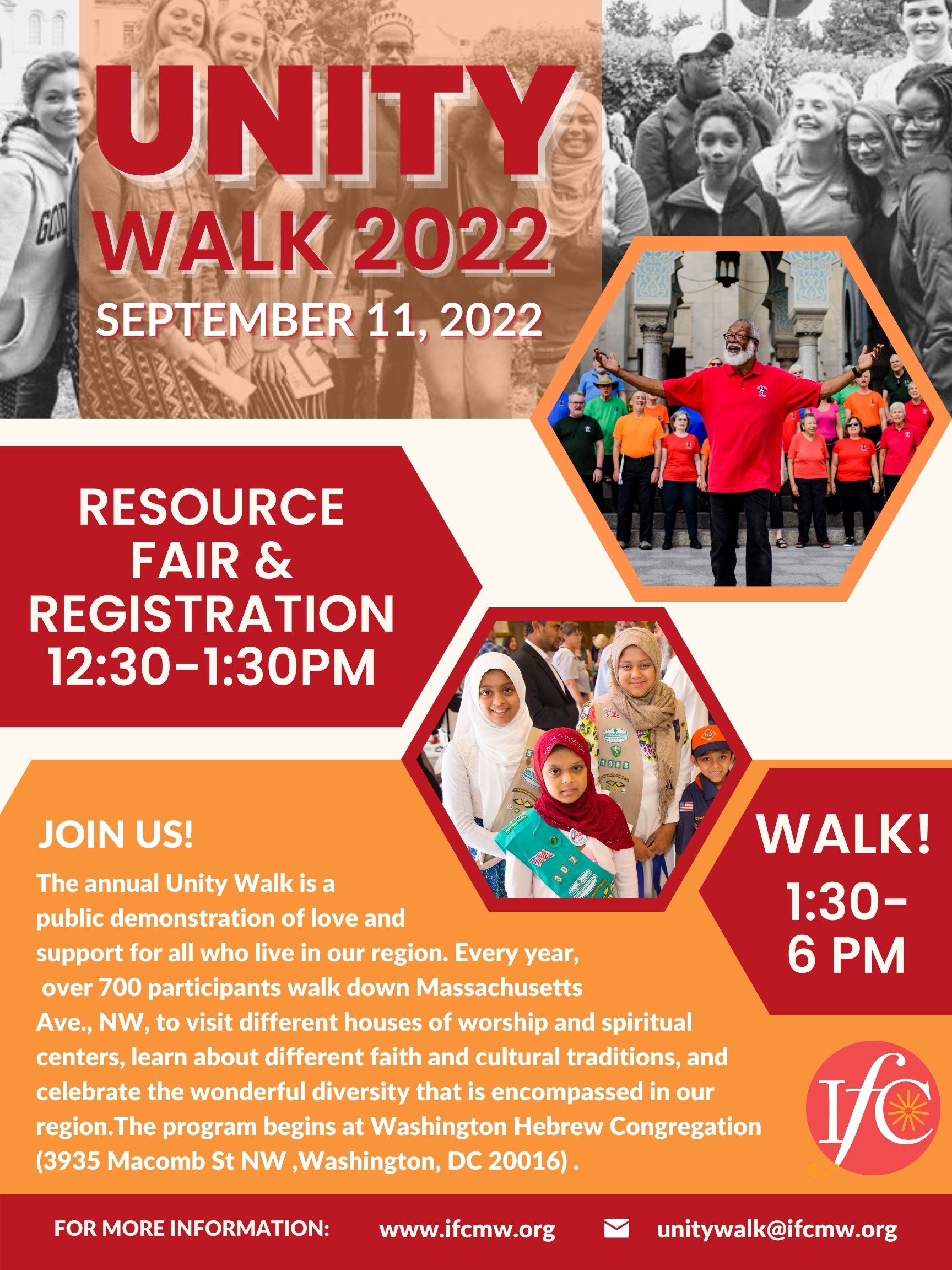 Unity Walk 2022 Resource Fair | Interfaith Council of Metropolitan ...