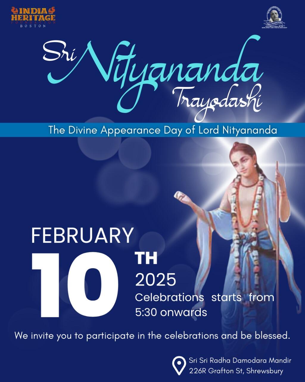 Nityananda Trayodashi 2025