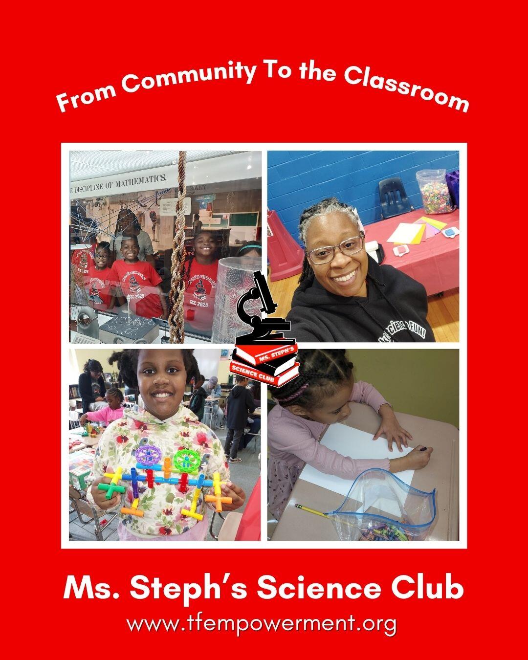Ms. Steph's Science Club Webinar Series | TRIPLE F EMPOWERMENT INC
