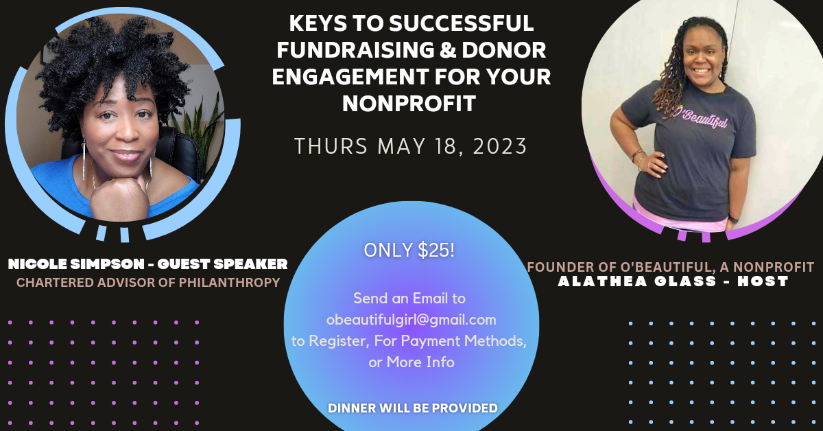 KEYS TO SUCCESSFUL FUNDRAISING & DONOR ENGAGEMENT FOR YOUR NON-PROFIT