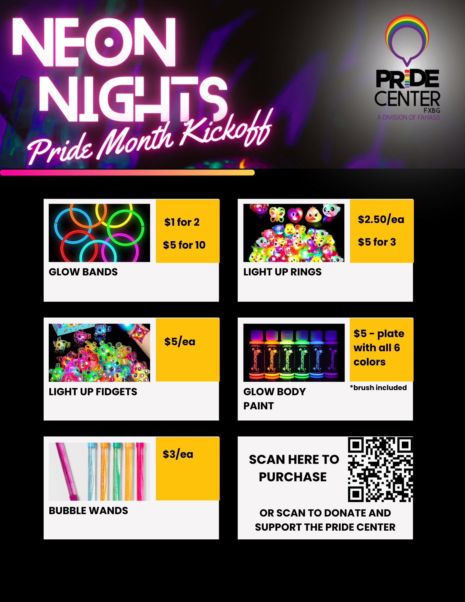 Neon Nights Merchandise