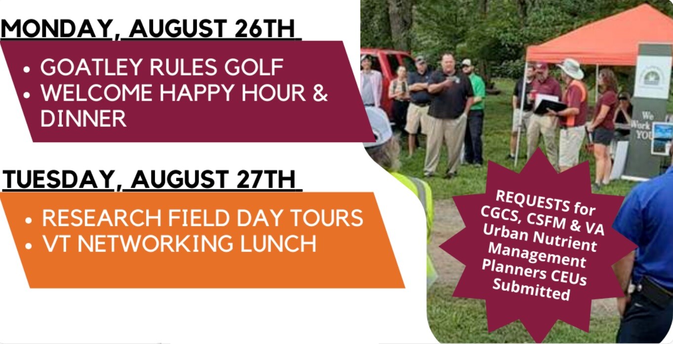 2024 Blacksburg VT Turfgrass Field Day | Virginia Turfgrass Foundation