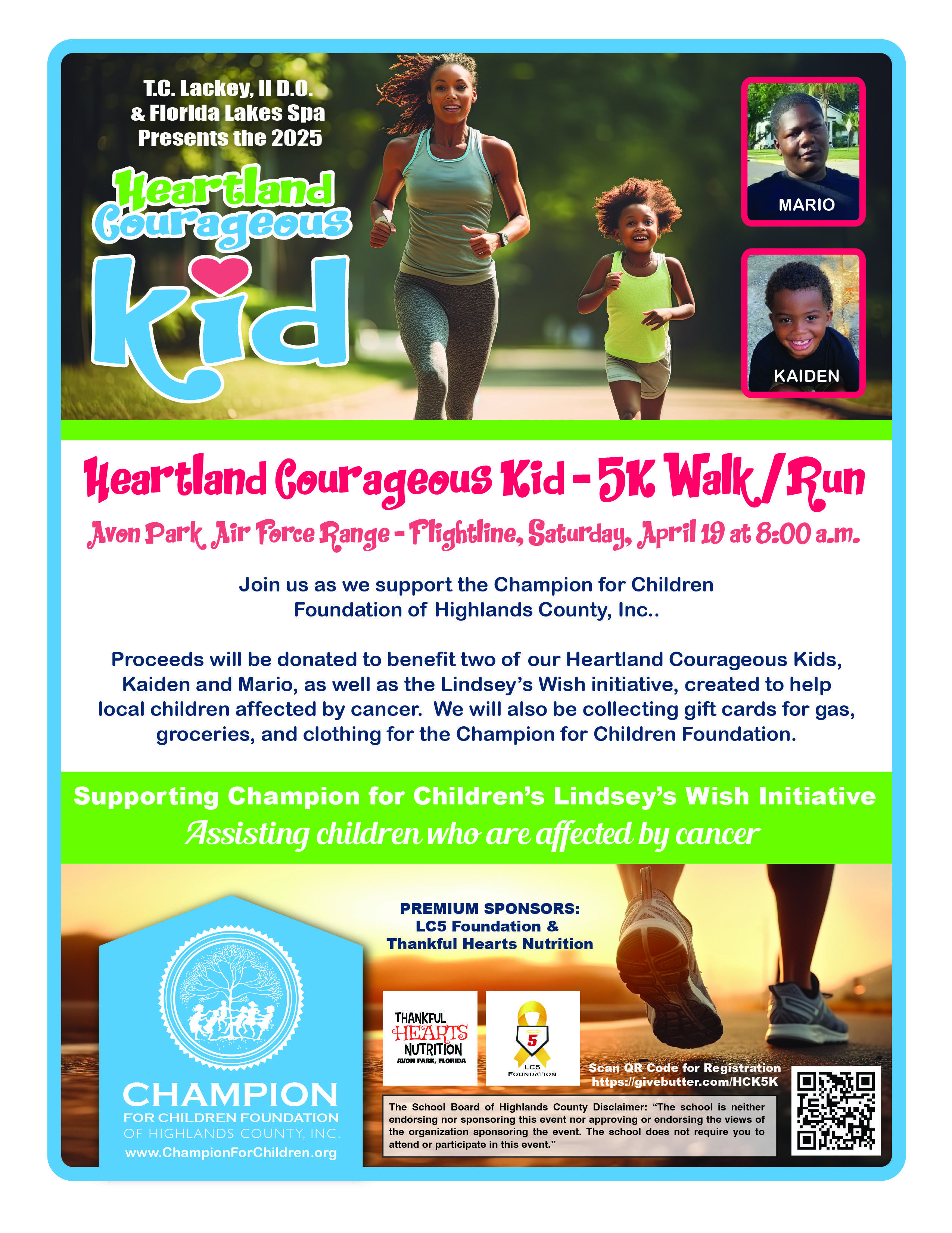 Heartland Courageous Kid 5k | CHAMPION FOR CHILDREN FOUNDATION OF ...